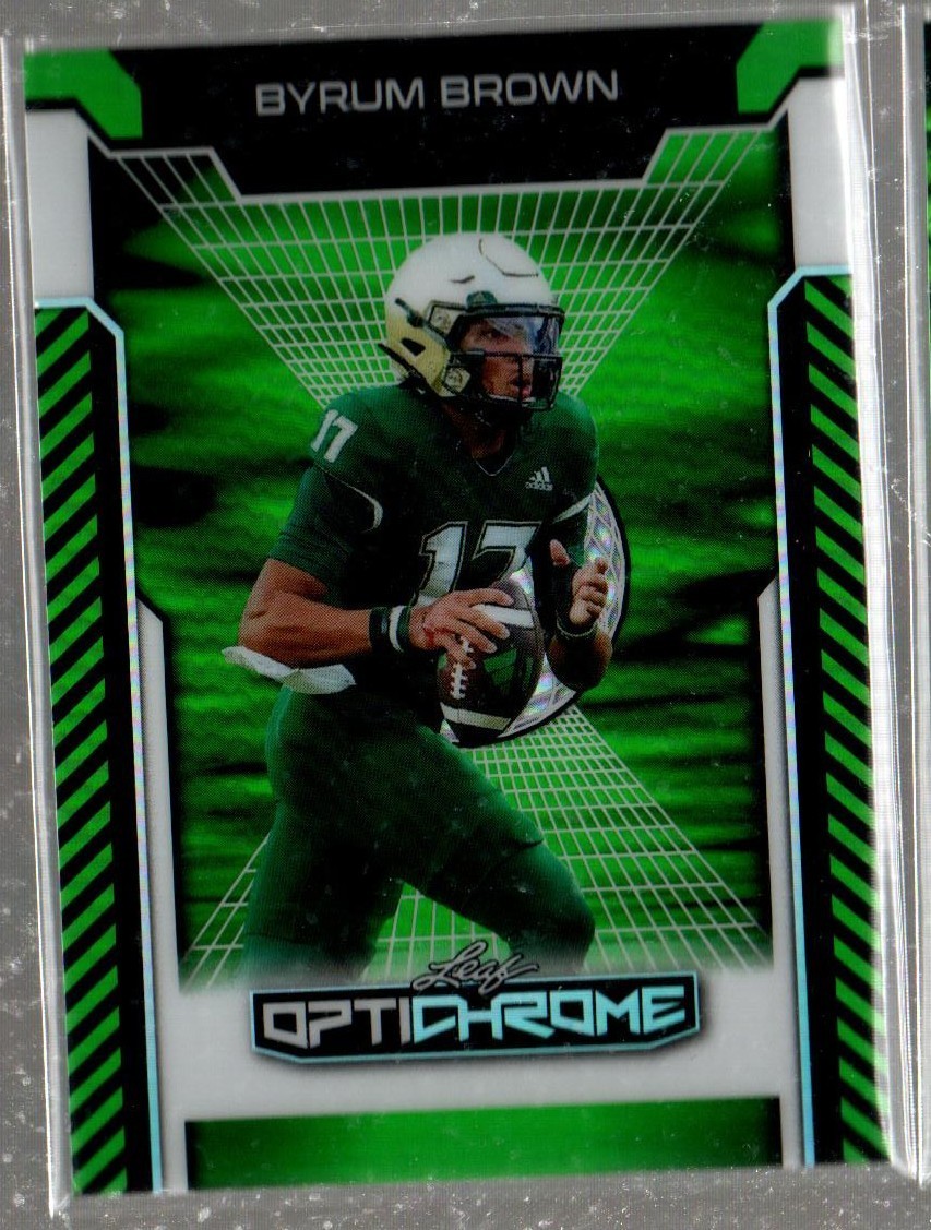 Byrum Brown 2025 Leaf Optichrome Green 1/1 | eBay