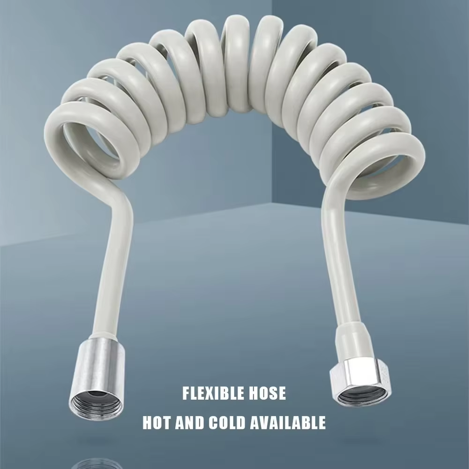 2M/3M/5M Spring Shower Hose Flexible Water Plumbing Hose for Bathroom ...