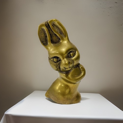 Vintage Leonard Collection Solid Brass Bunny Rabbit Figurine Korea 3 ...