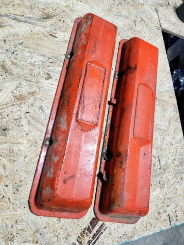327 Valve Cover Rocker Arm Covers PAIR 62-66 C2 Corvette OEM USED ...