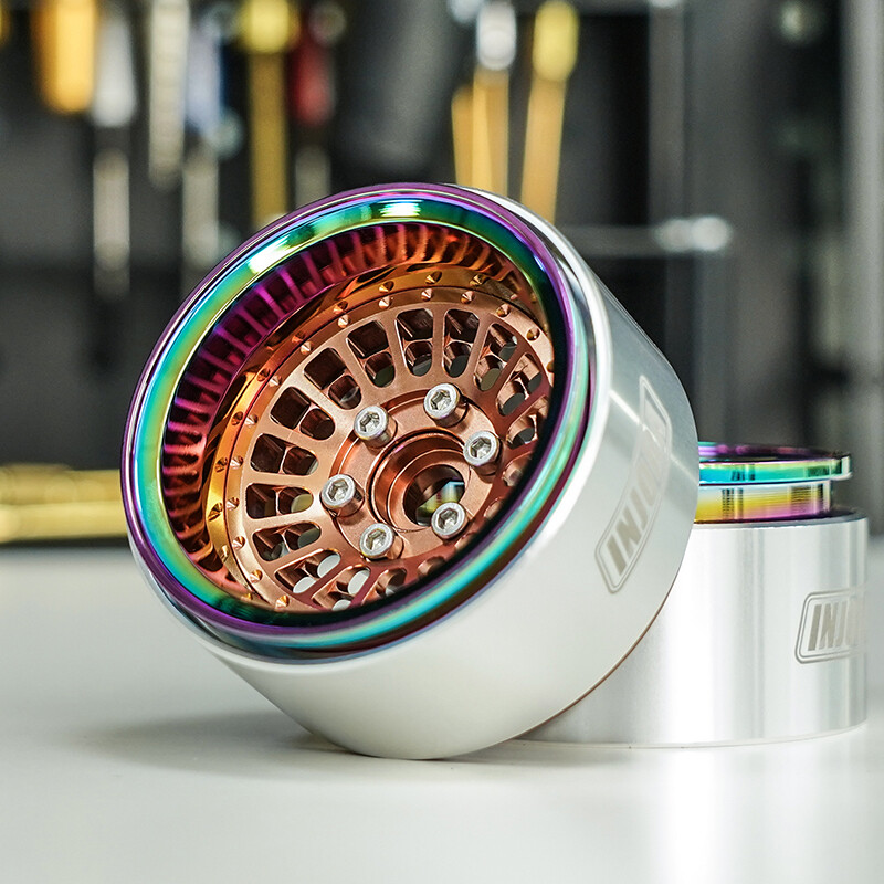 INJORA Offset -10mm CNC 1.9" Beadlock Wheel Rims for SCX10 Pro TRX4 VS4 ...