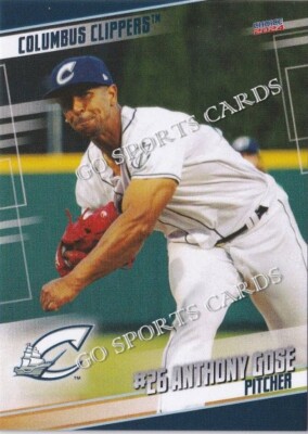 2024 Columbus Clippers Anthony Gose RC Rookie Card Guardians Minor ...
