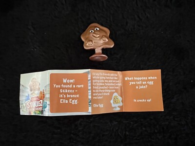 Coles Stikeez RARE Bronze Ella Egg Metallic | eBay