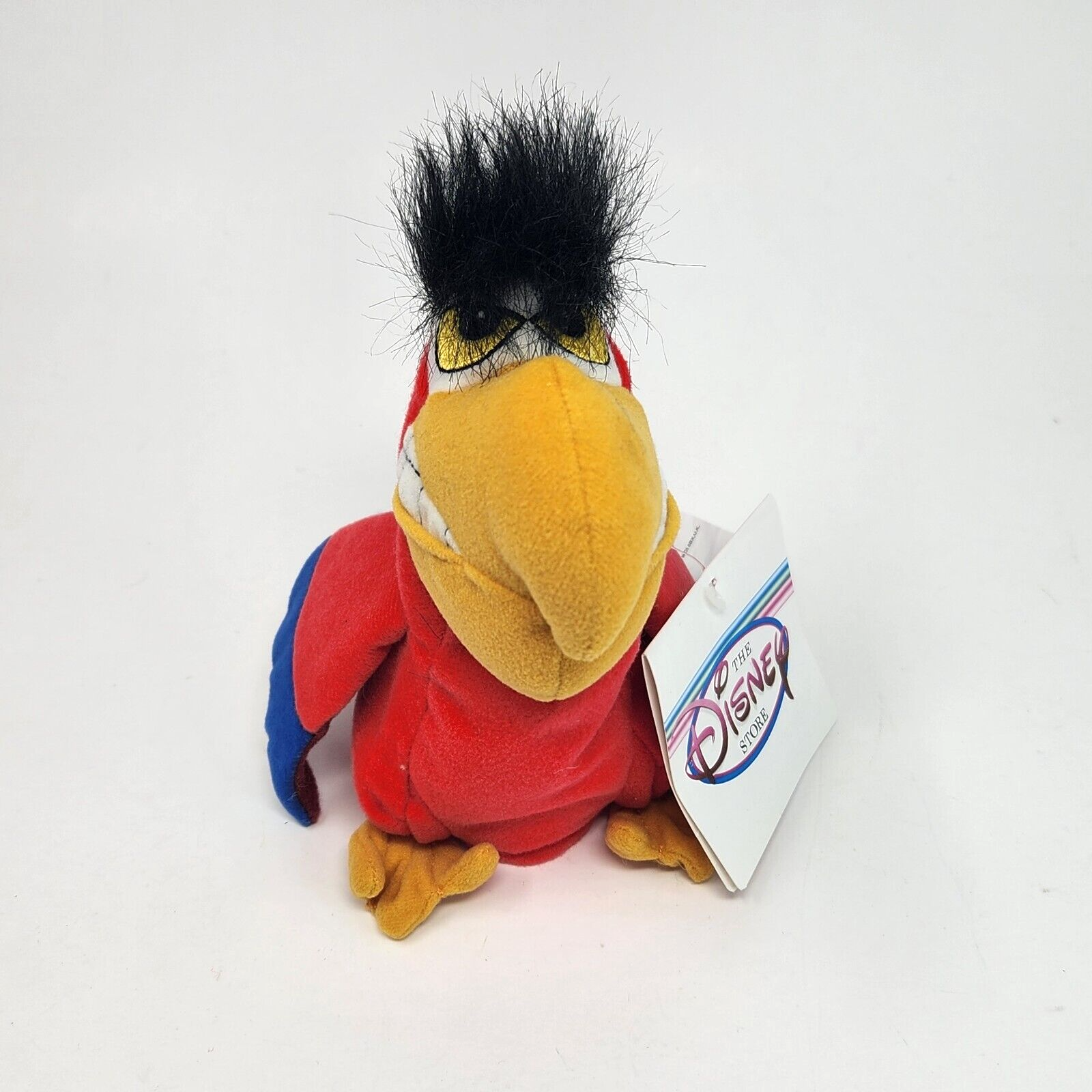 DISNEY STORE ALADDIN IAGO BIRD PARROT STUFFED ANIMAL PLUSH BEAN BAG NEW ...