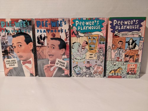 1988 Hi-Tops Pee-Wees Playhouse Vol. 12-15 VHS Sealed Lot 4 | eBay