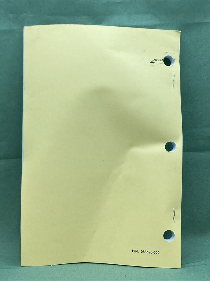 AN/PSS-14 OPERATOR'S MANUAL DETECTING SET, MINE 2006 | eBay