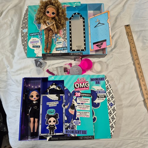 2 LOL OMG DOLL SETS WITH SWEETS AND MOONLIGHT BB | eBay
