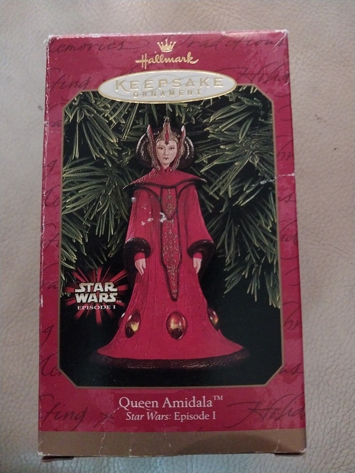 1999 Hallmark Keepsake Ornament Star Wars Queen Amidala | eBay