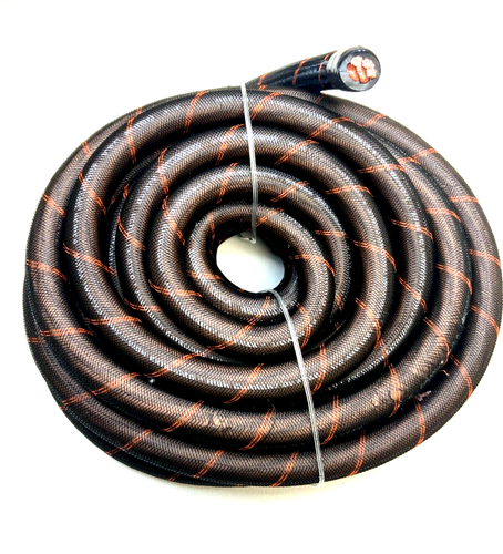 0 Gauge 25ft SNAKE SKIN OFC Wire Strands Copper Hi-Voltage Marine Cable ...