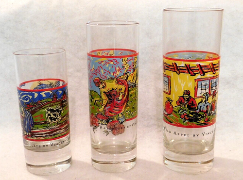 Vintage Spirits by Vincent Van Gogh Artwork 3 Graduated Drink Glasses ...
