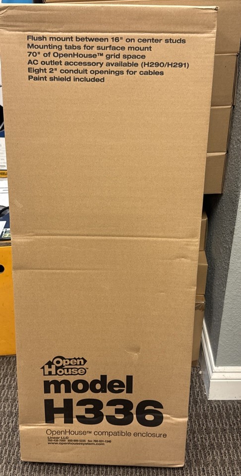 Open House H336 36" Structured Wiring Enclosure | eBay