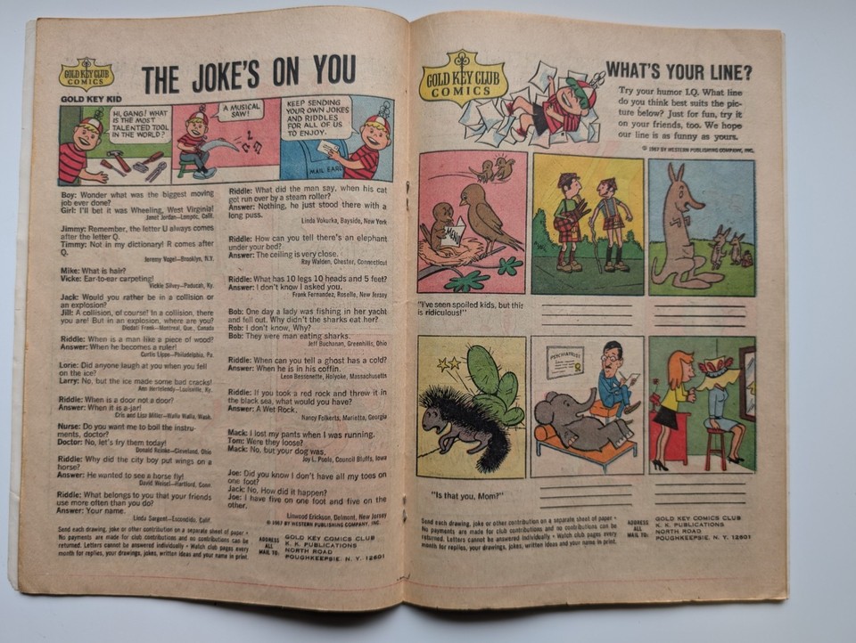 Yogi Bear 30 1967 Gold Key Silver Age Hanna Barbera Cartoon Comic | eBay