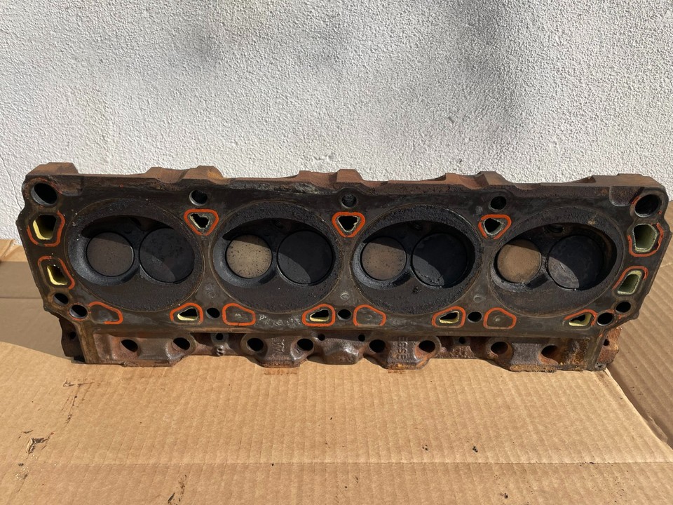 1987-1995 Ford SBF 5.0 302 HO E6SE Cast Iron Cylinder Heads OEM KIDNEY ...