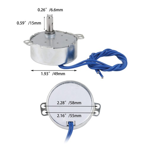 Synchronous Synchron Electric Motors 15-18 RPM CW/CCW AC110V 4W | eBay