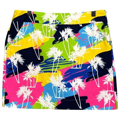 Loudmouth Golf Women's Golf Skort Sunset Boulevard Classic Palm Tree ...