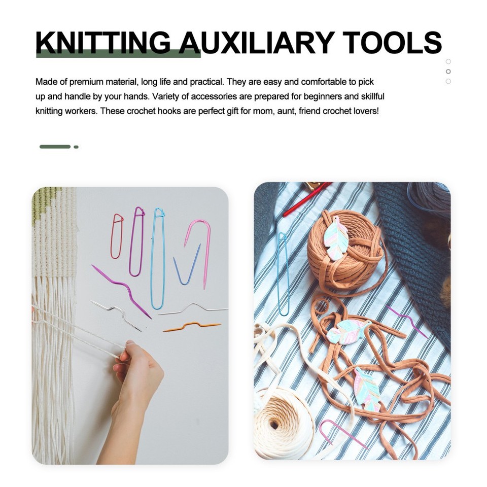 18 Pcs Weaving Cable Needles for Knitting Home Stitch | eBay Australia