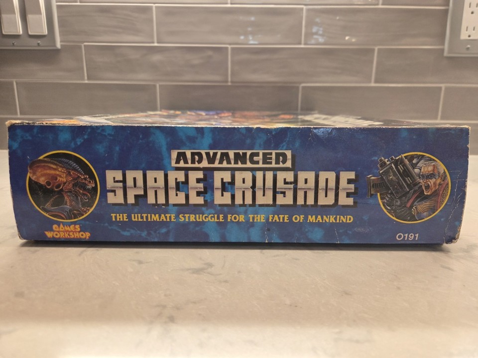 Advanced Space Crusade Board Game 1990 Games Workshop INCOMPLETE READ ...