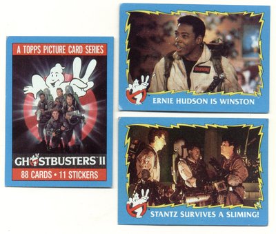 Ghostbusters II (Two) Trading Cards (1989) 3 Cards G-VG Free Postage | eBay