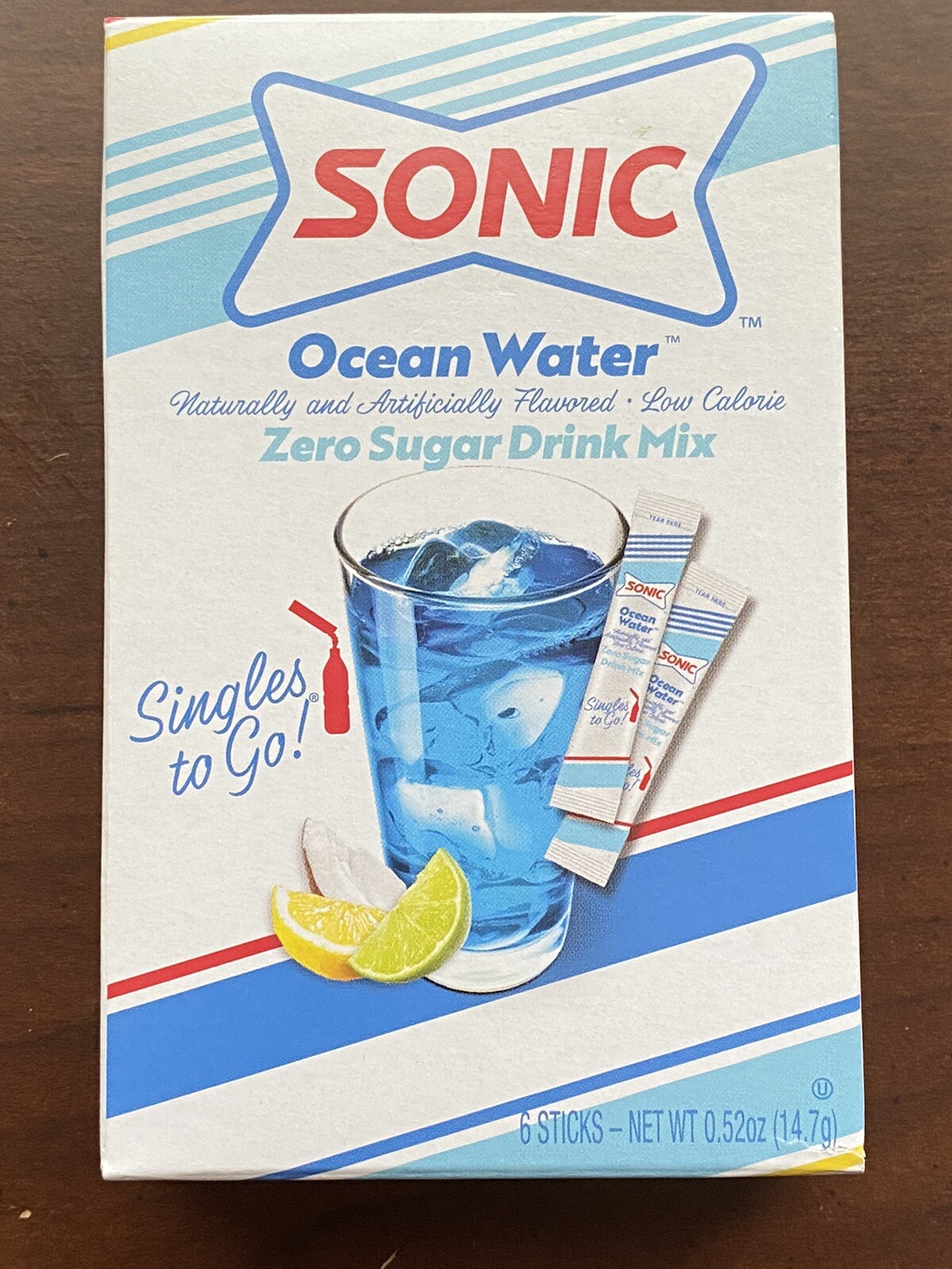 Sonic Ocean Water Packets Zero Sugar Drink Mix Singles to Go | eBay