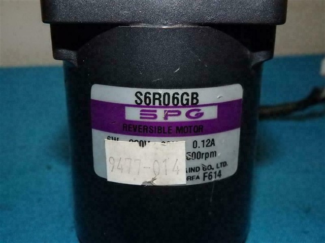 Spg S6R06GB Reversible Motor W/ S6da15b Gearhead for sale online | eBay