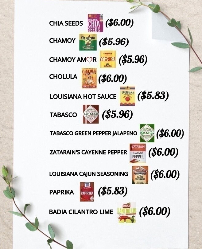 Mini Keychain Seasonings Travel Size Food Lovers Seasonings 53 To ...