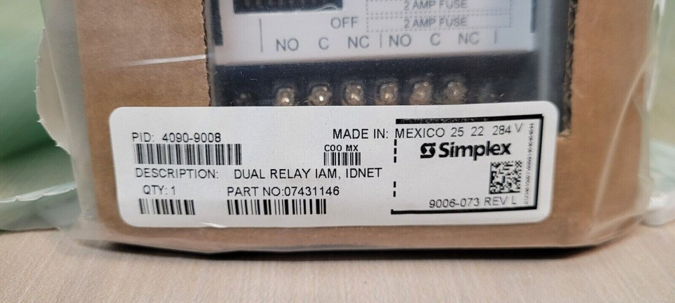 NEW/SEALED SIMPLEX 4090-9008 DUAL RELAY IAM/IDNET (12 AVAILABLE, FREE ...