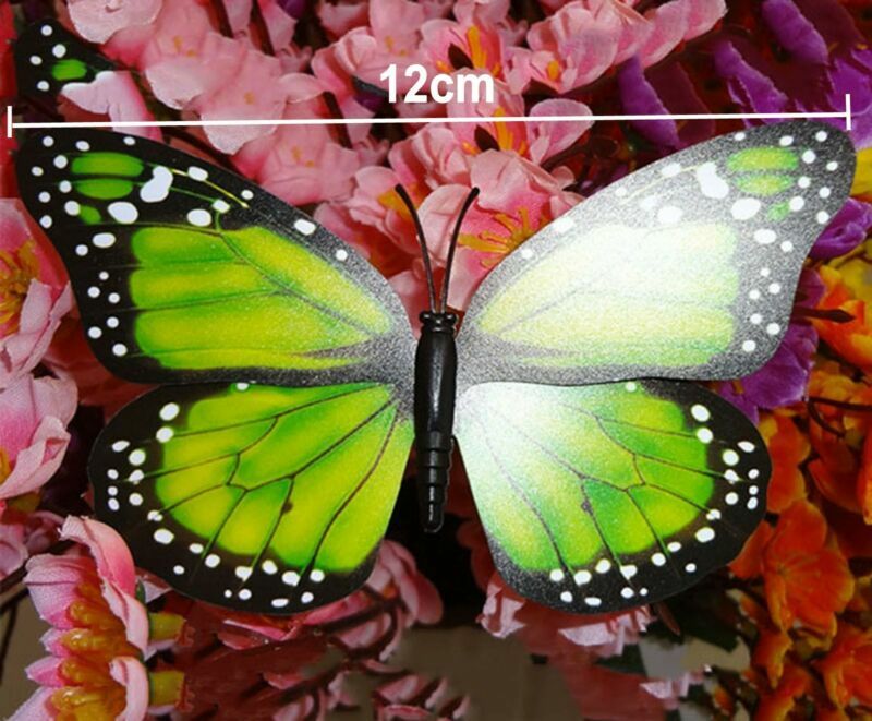 3D Colorful Artificial Butterflies Dummy Craft Wedding Party Floral ...
