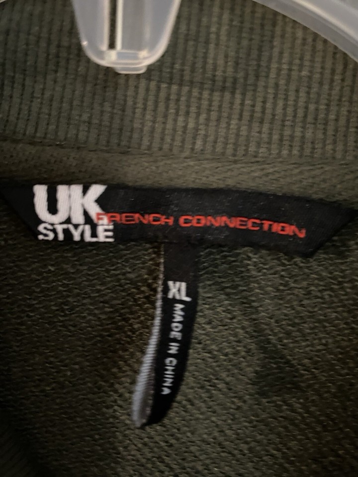 UK Style French Connection XL Olive Green Read Description | eBay