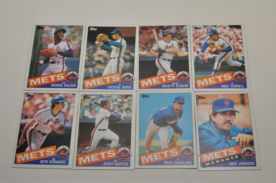 1985 Topps Mets Team Set With Traded 25 Cards | eBay