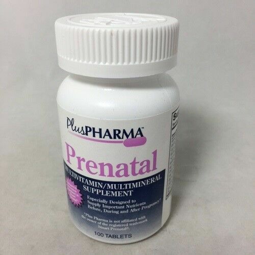 Plus Pharma Prenatal 27-0.8mg 100ct 837864837011s447 for sale online | eBay