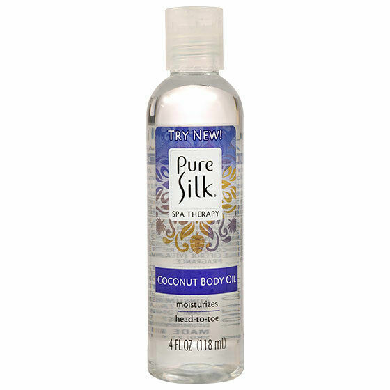 Pure Silk Spa Therapy Head to Toe Moisturing Coconut Body Oil 4oz for ...