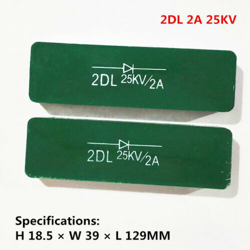 1pcs 2DL 25KV 2A high frequency high voltage silicon stack rectifier ...