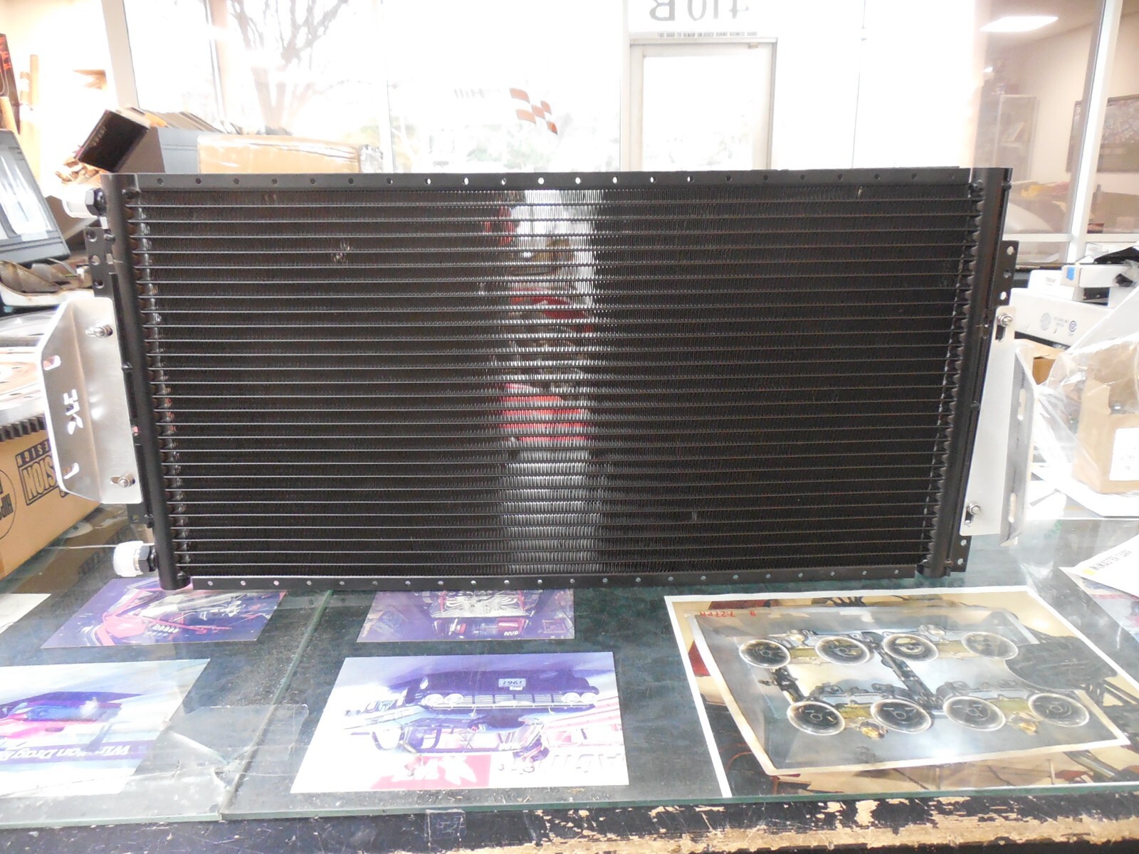 Early Bronco radiator fan shroud & fan with coyote motor swap by ...