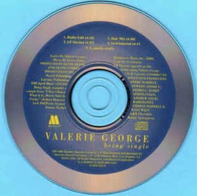 Valerie George: Being Single PROMO MUSIC AUDIO CD Edit LP Raw A ...