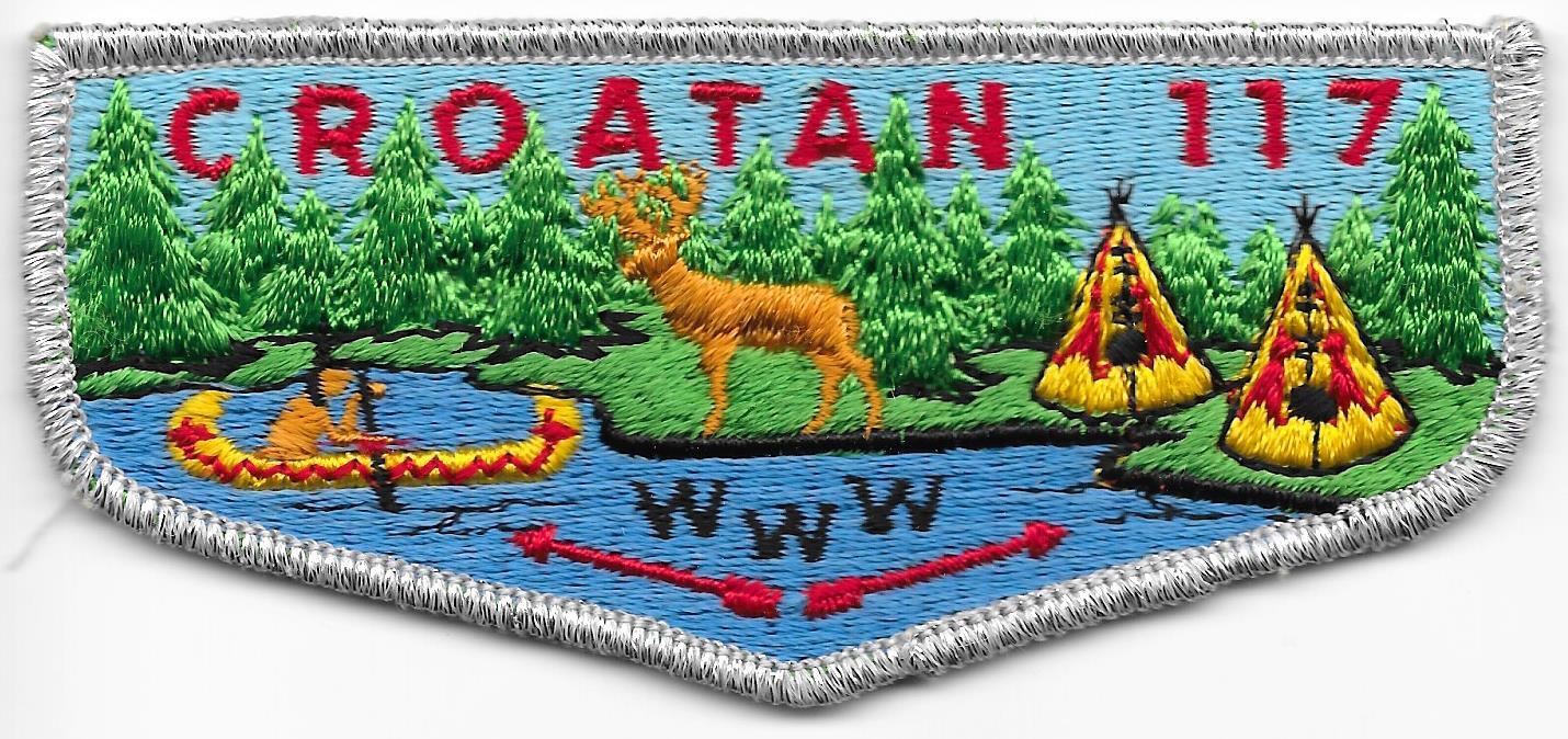 S3 Croatan Lodge 117 Vigil Flap Boy Scouts of America BSA | eBay