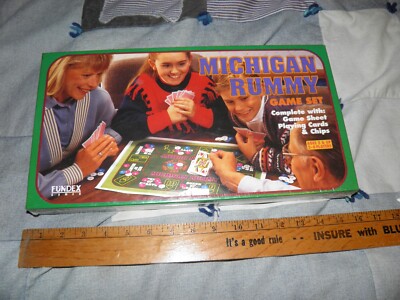 MICHIGAN RUMMY FAMILY GAME CLASSIC New Sealed In Box Ages 5+ 2-6 ...