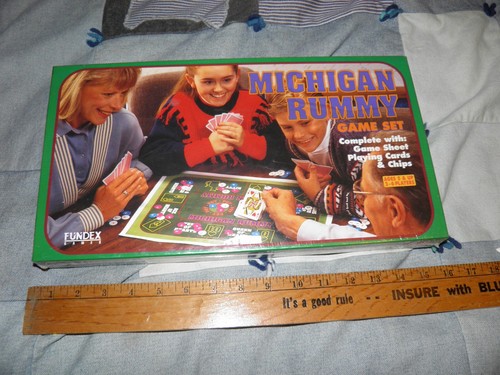 MICHIGAN RUMMY FAMILY GAME CLASSIC New Sealed In Box Ages 5+ 2-6 ...