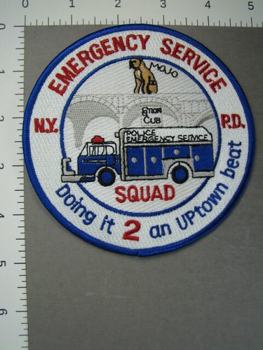 713 New York NY POLICE DEPT ESS ESU SQUAD Patch Mojo Doing it 2 an ...