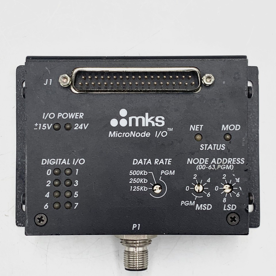 MKS AS00124-01 Rev A Micronode I/O Module Used | eBay