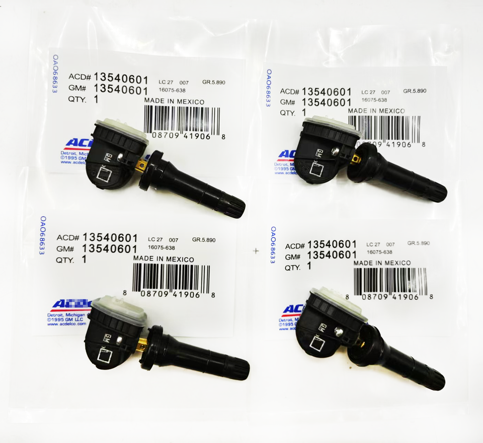 4PCS OEM TPMS 13540601 Tire Pressure Sensor for GMC Trucks & Vans ...