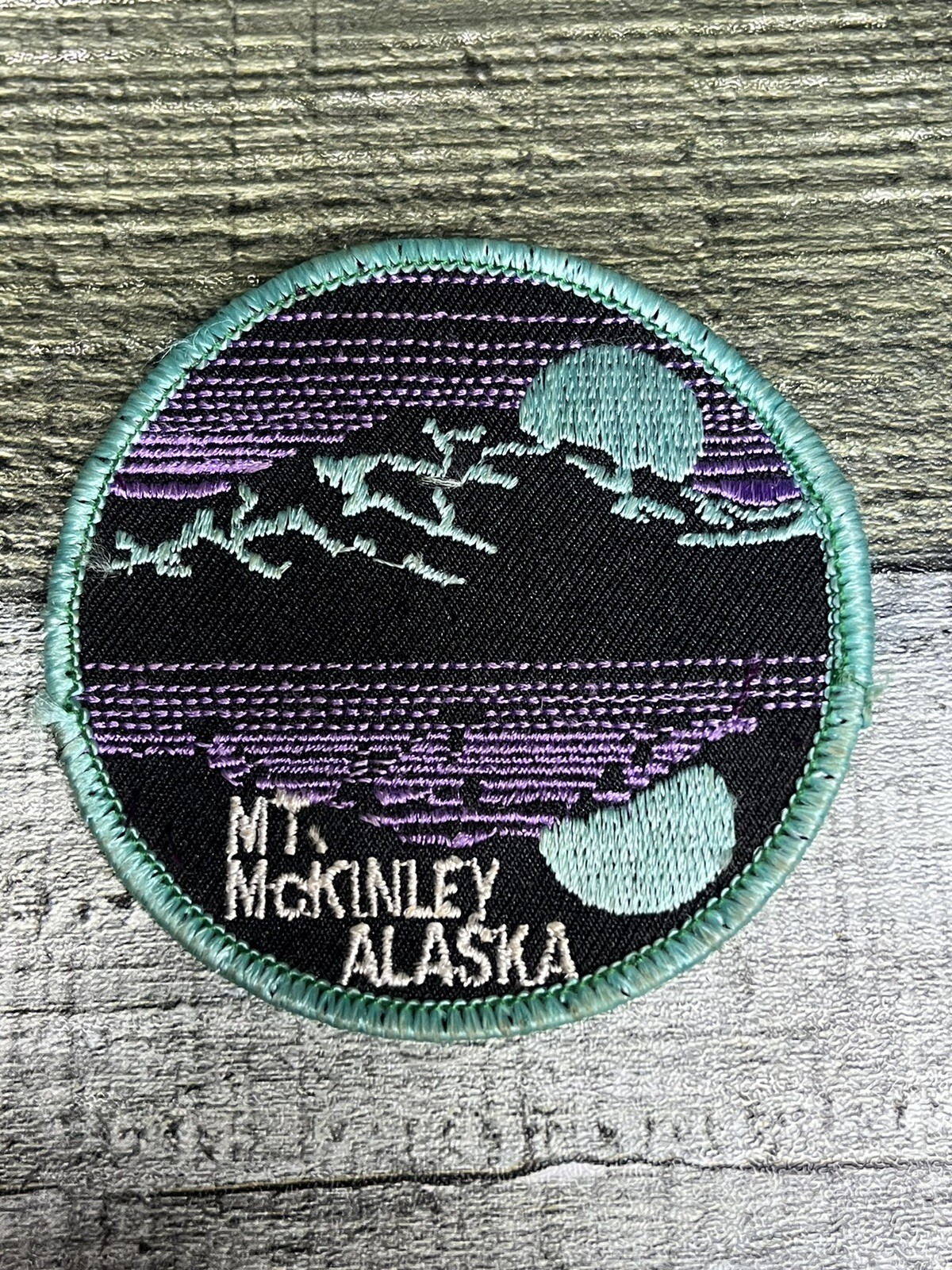Vintage 80s Mt. McKinley Alaska Denali National Park 3” Round ...