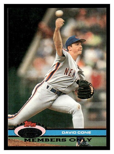 1991 Stadium Club Members Only # david cone | eBay