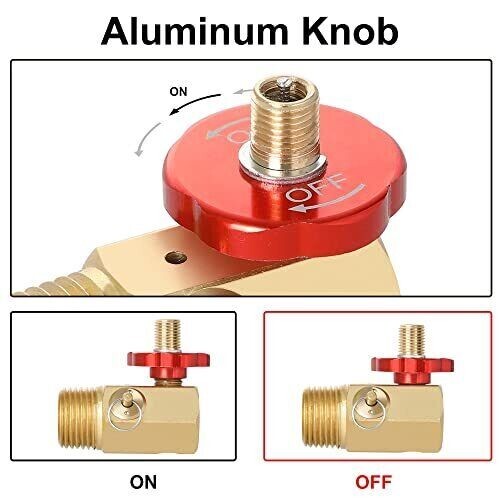 Air Tank Manifold Tool With Fill Port Aluminum Shut Off Safety Valve ...