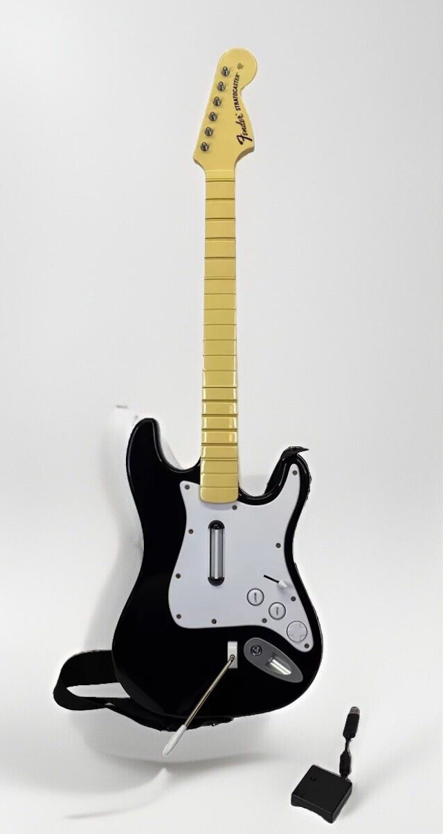 PlayStation 4 Rock Band 4 Rockband Guitar w/ Dongle Receiver PS3 PS4 ...