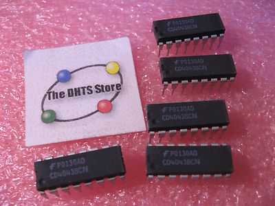 CD4043CN Fairchild IC CMOS Quad R-S Latch 4043 - NOS Qty 5 | eBay
