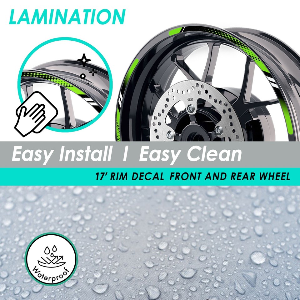 A01B For 1997-2004 Ducati Monster 400 Red Motorcycle Rim Sticker 03 02 ...