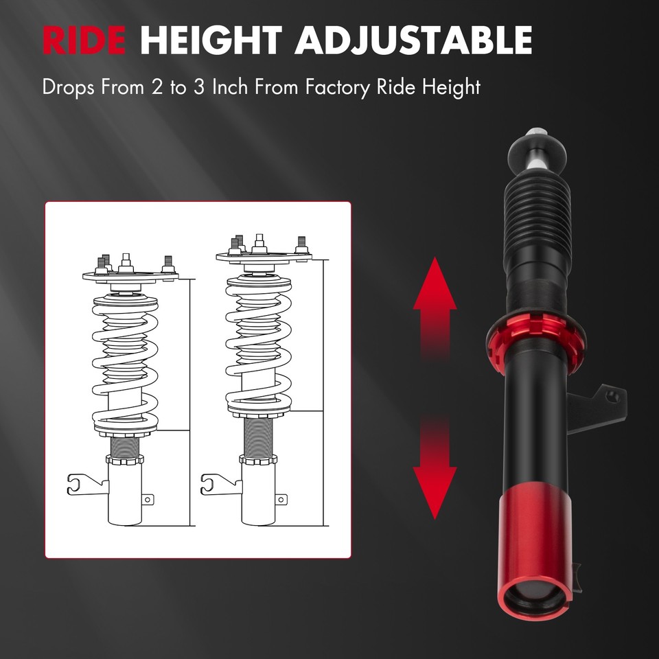 Coilovers Shock For VW Jetta MK5 MK6 2006-2014 Suspension Lowering ...
