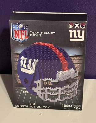 New York Giants FOCO NFL BRXLZ Team Helmet 3-D Construction Block Set ...