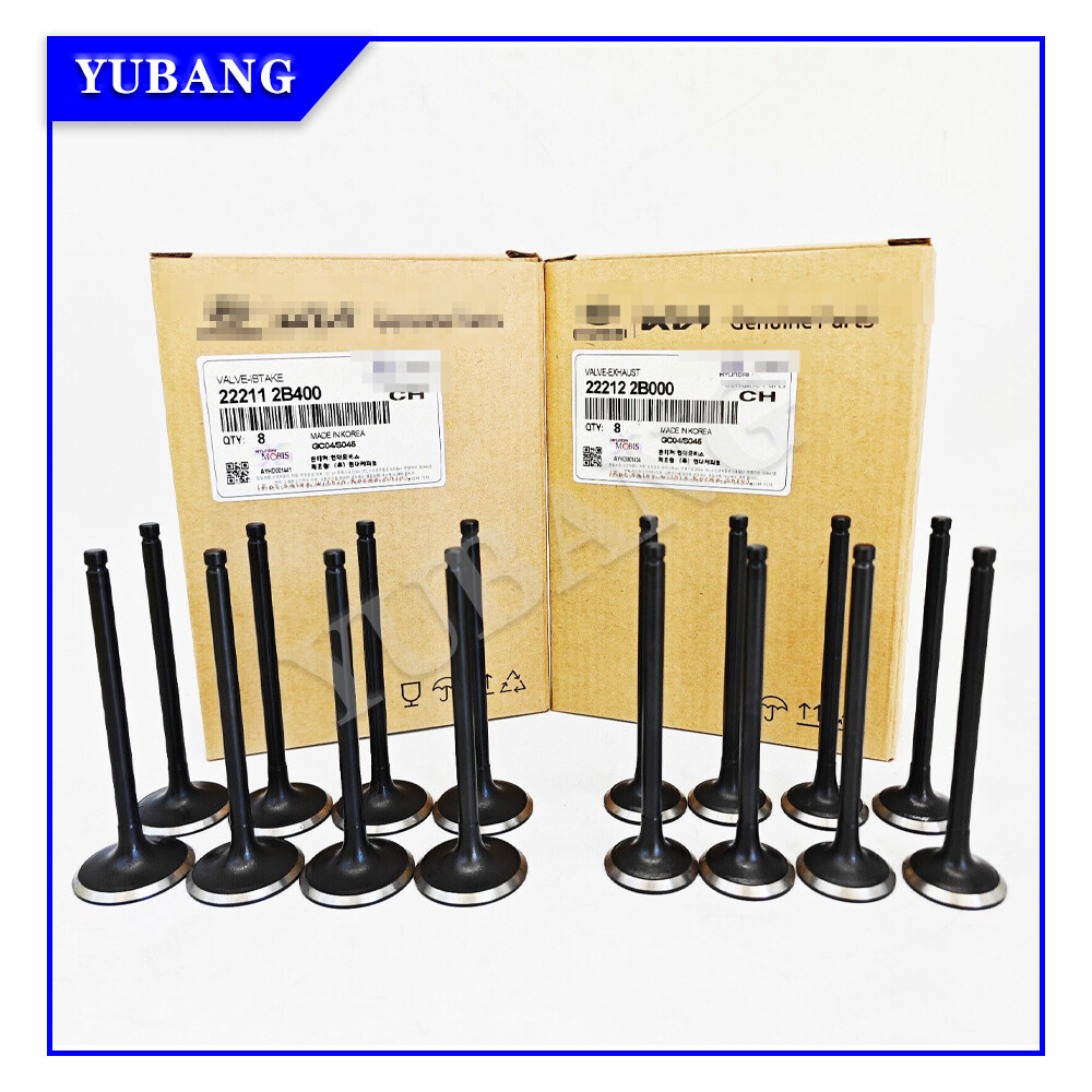 GEN-UINE for Hyundai Kia 1.4L 1.6L Intake Exhaust Valve Kit222112B400 ...