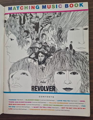 The Beatles - 66 pages, Revolver Song Album - Matching Music Book 1966 ...